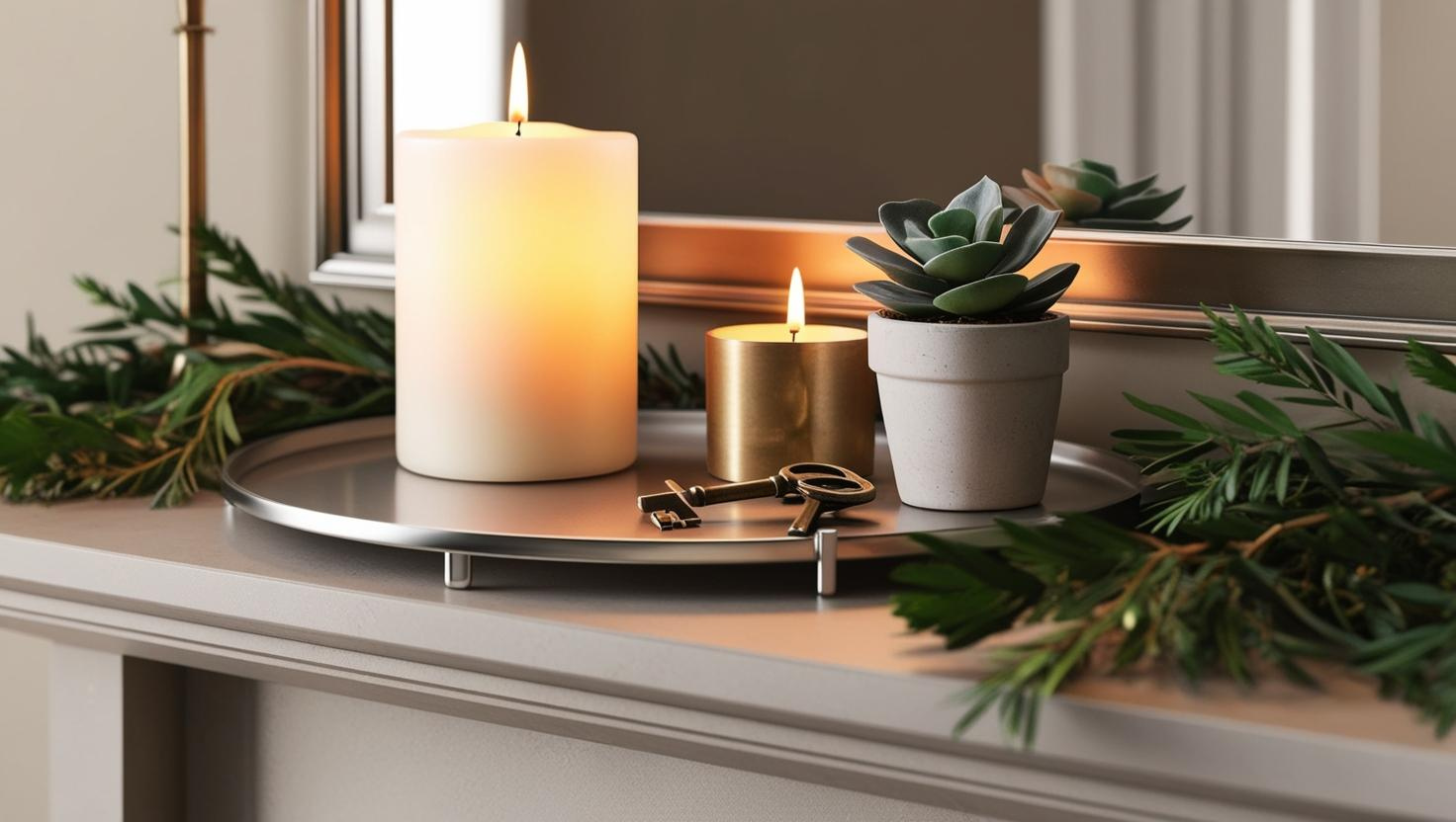 .10 Simple Ideas for Decorating a Small Mantle Without Overcrowding It ...