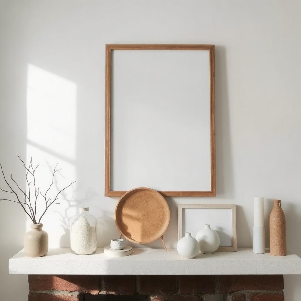 Transform Your Home with a Scandinavian-Style Minimalist Spring Mantle ...